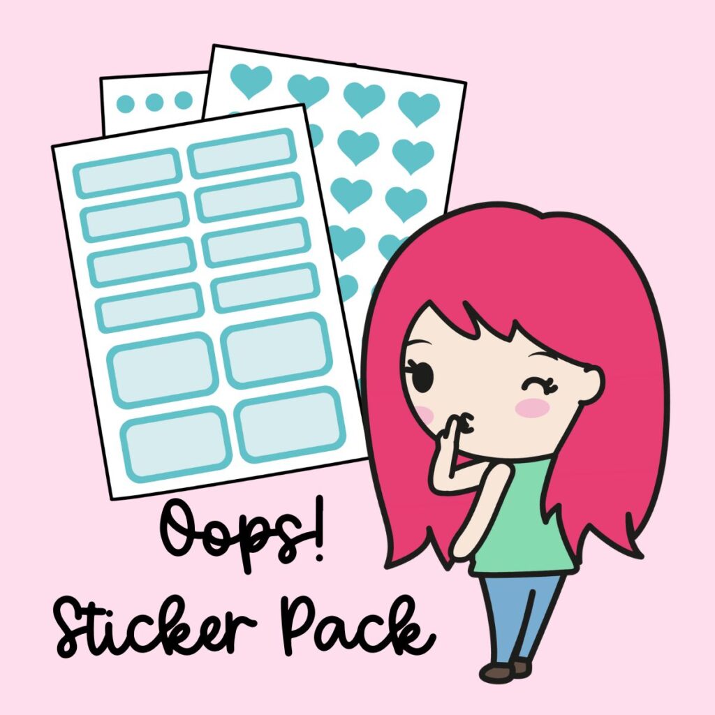 Oops Stickers Surprise Bundle – Dorky Planner Girls
