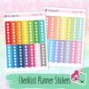 Rainbow Checklists – Dorky Planner Girls